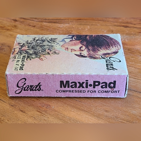 Vintage | Bath & Body | Vintage Maxipad In Package | Poshmark